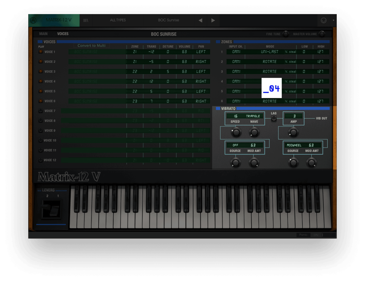Arturia - Matrix-12 V