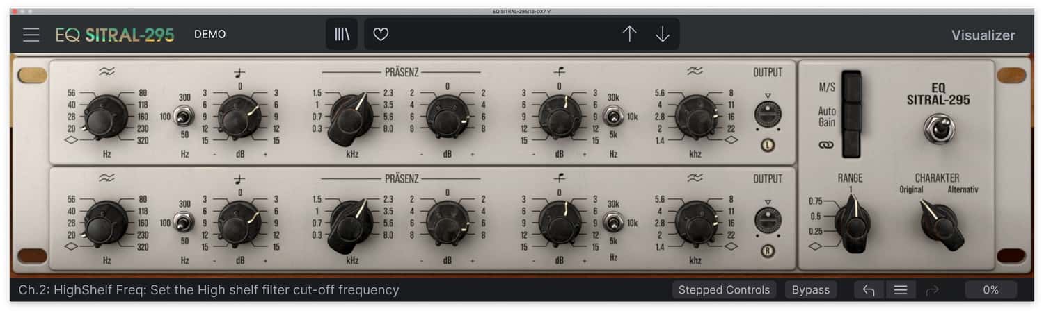 Arturia - EQ SITRAL-295