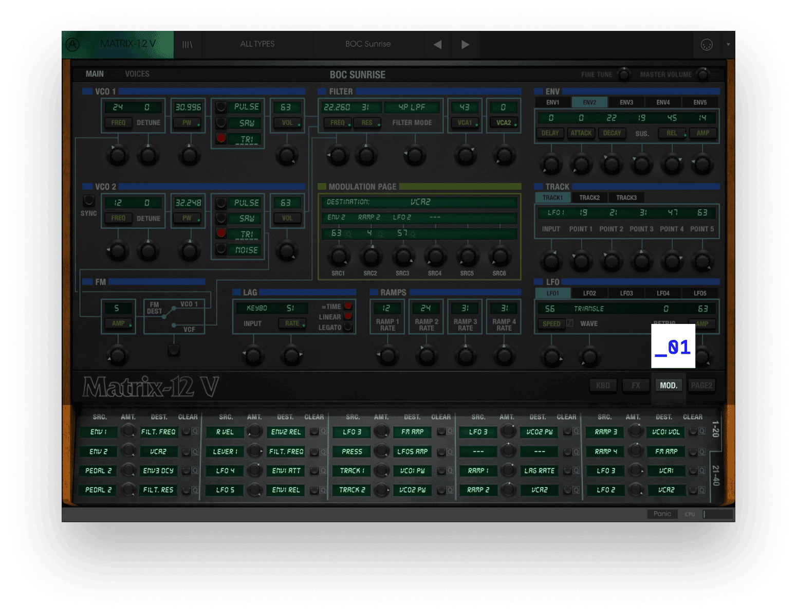 Arturia - Matrix-12 V