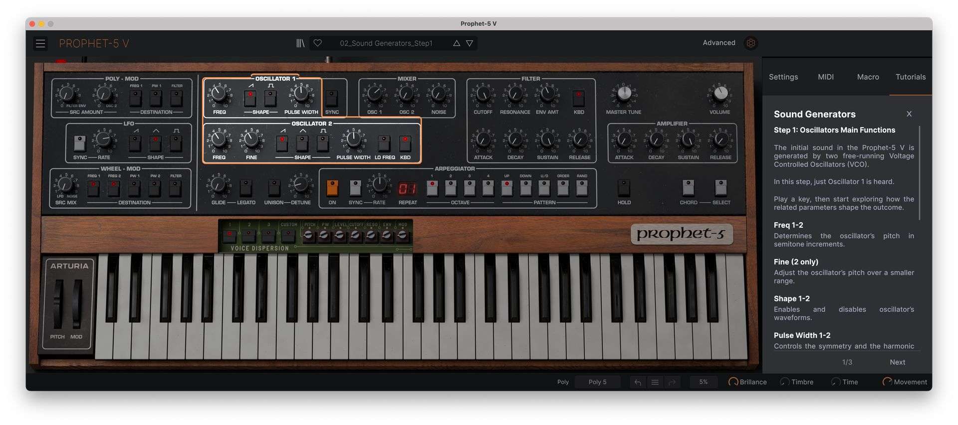 Arturia - Prophet-5 V